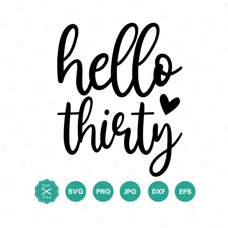 Hello 30 - Etsy