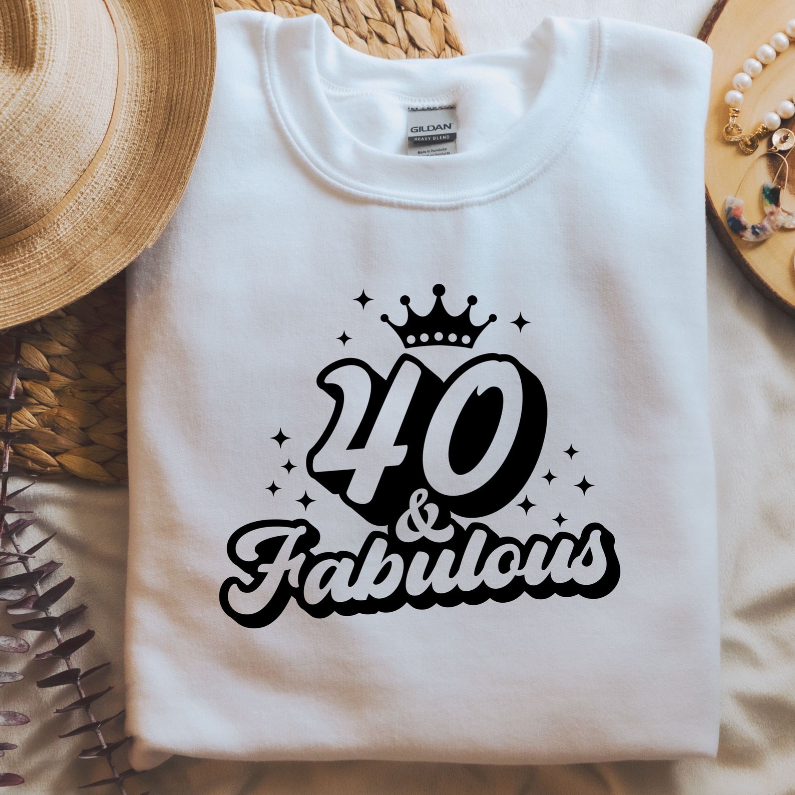 40 and Fabulous SVG 40th Birthday SVG Forty Birthday Shirt - Etsy