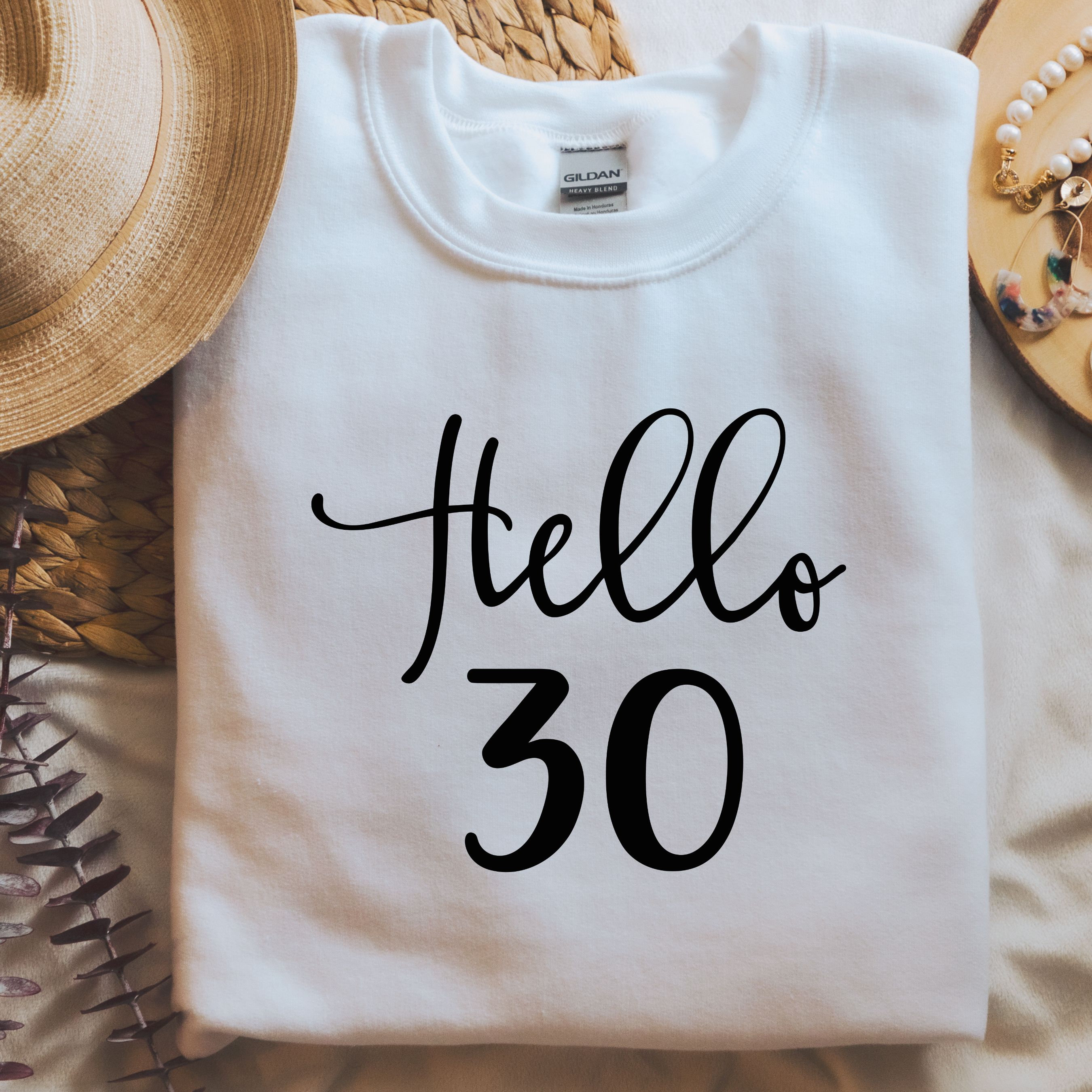 Hello 30 Svg, Hello Thirty SVG, Digital Download, Dxf, Png, 30th Birthday, Svg Files for Cricut ...