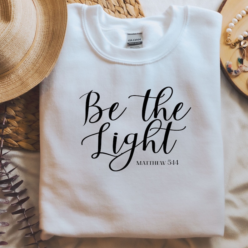 Be the Light SVG PNG Christian Svg Matthew Svg Faith Svg - Etsy