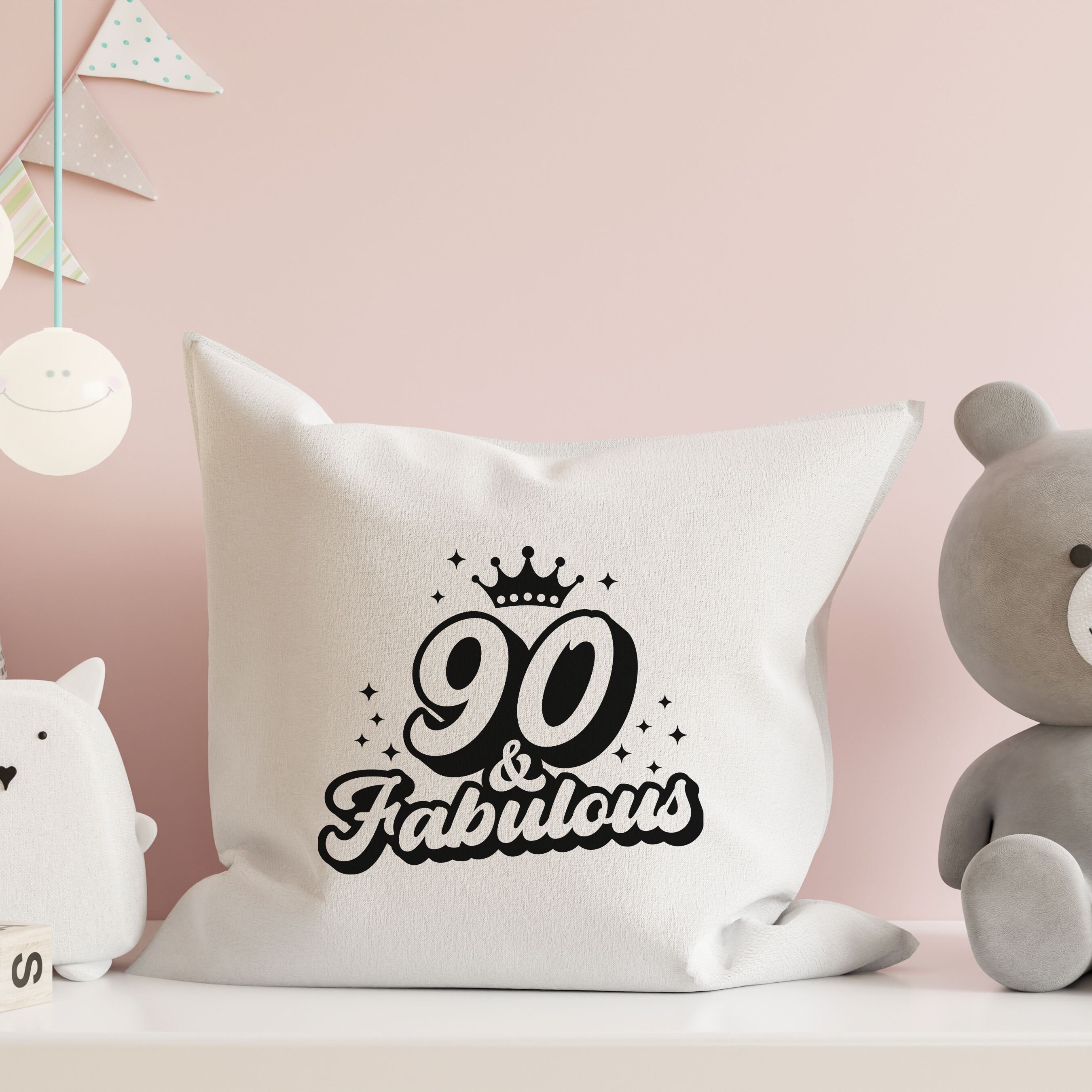 90 and Fabulous SVG 90th Birthday SVG Ninety Birthday Shirt - Etsy UK