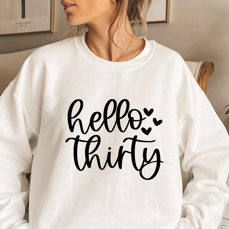 Hello Thirty SVG Hello 30 Svg Digital Download Dxf Png - Etsy