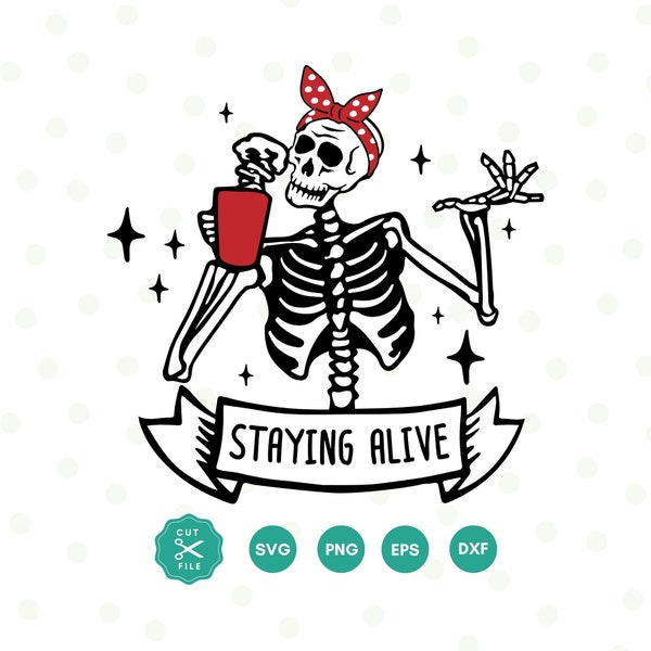 Staying Alive Halloween Png - Etsy
