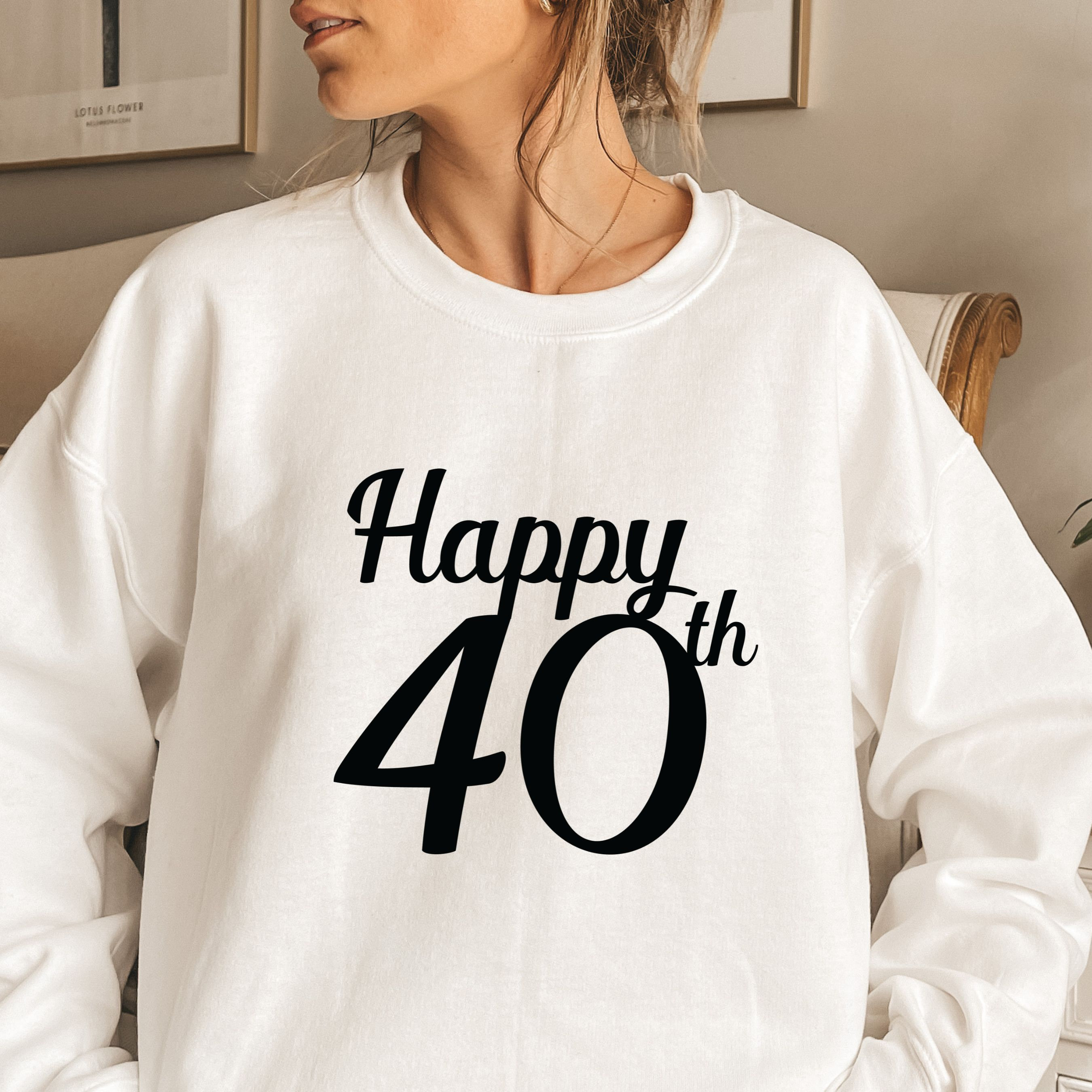 Happy 40th Anniversary Cake Topper SVG, 40th Birthday Svg, Digital Cutting File, Clipart in Eps ...