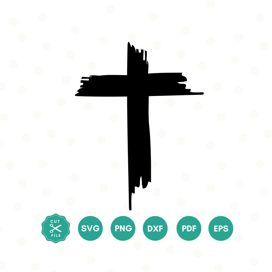 Rustic Christian Cross SVG Files, Cross Cut Files, Cross Vector, Faith ...