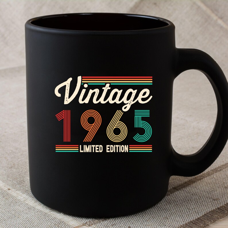 Vintage 1965 Svg, Retro 60th Birthday Gift, 60th Birthday Svg, 1965 ...