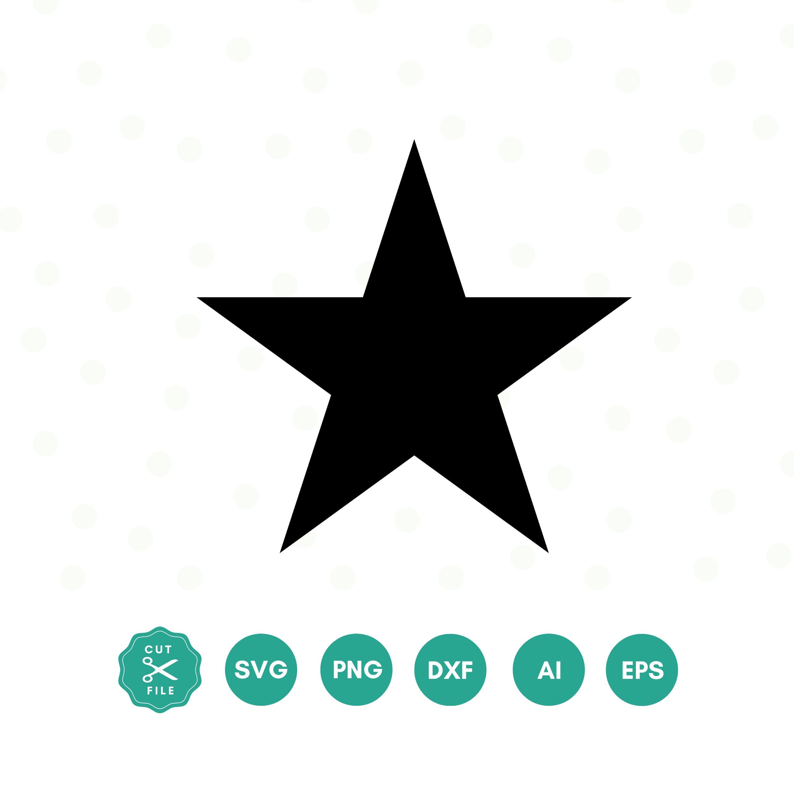 Star SVG Files Star Cut Files Star Vector Files Star - Etsy