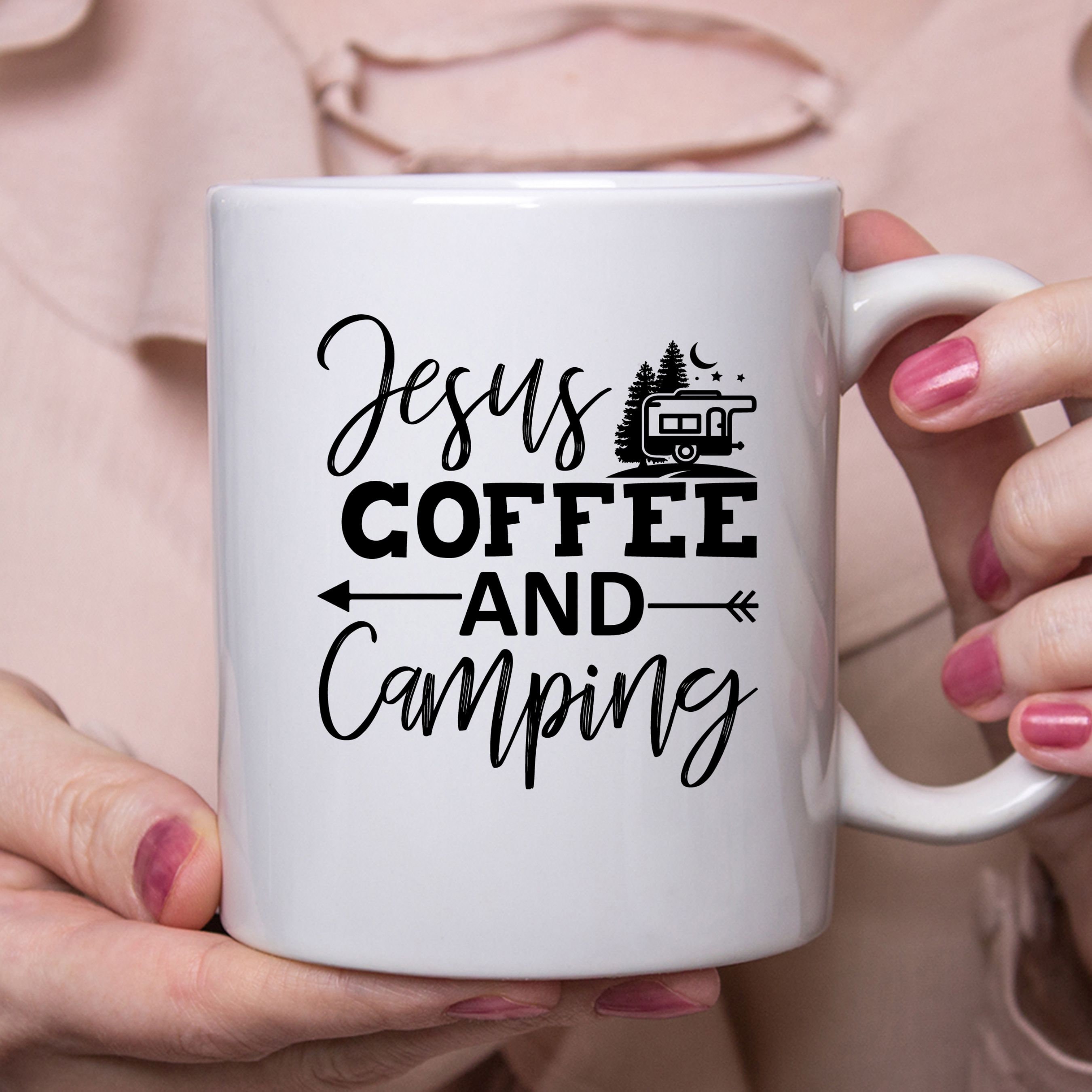 Jesus Coffee Camping Svg, Camping Svg, Coffee Svg, Camper, Adventure ...