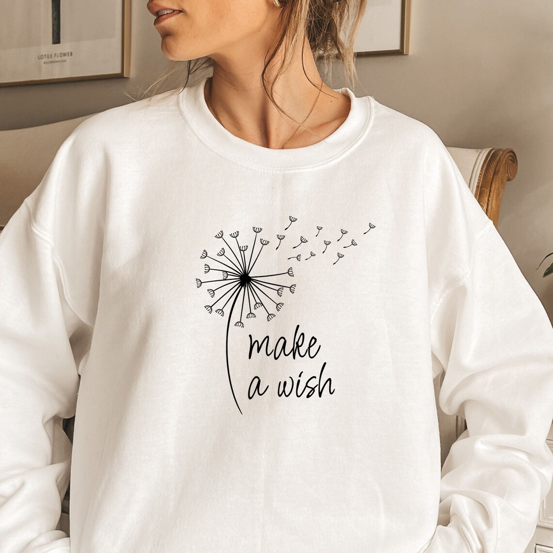 Make a Wish Svg, Dandelions Svg, Wildflower Svg, Floral SVG, Minimalist ...