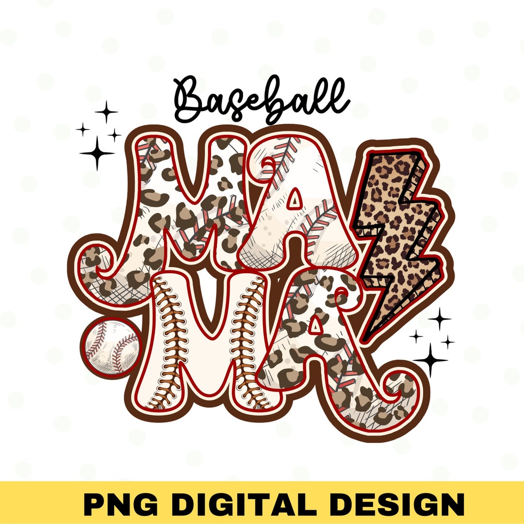 Western Baseball Mama Png, Leopard Mama Png, Baseball Shirt, Baseball ...