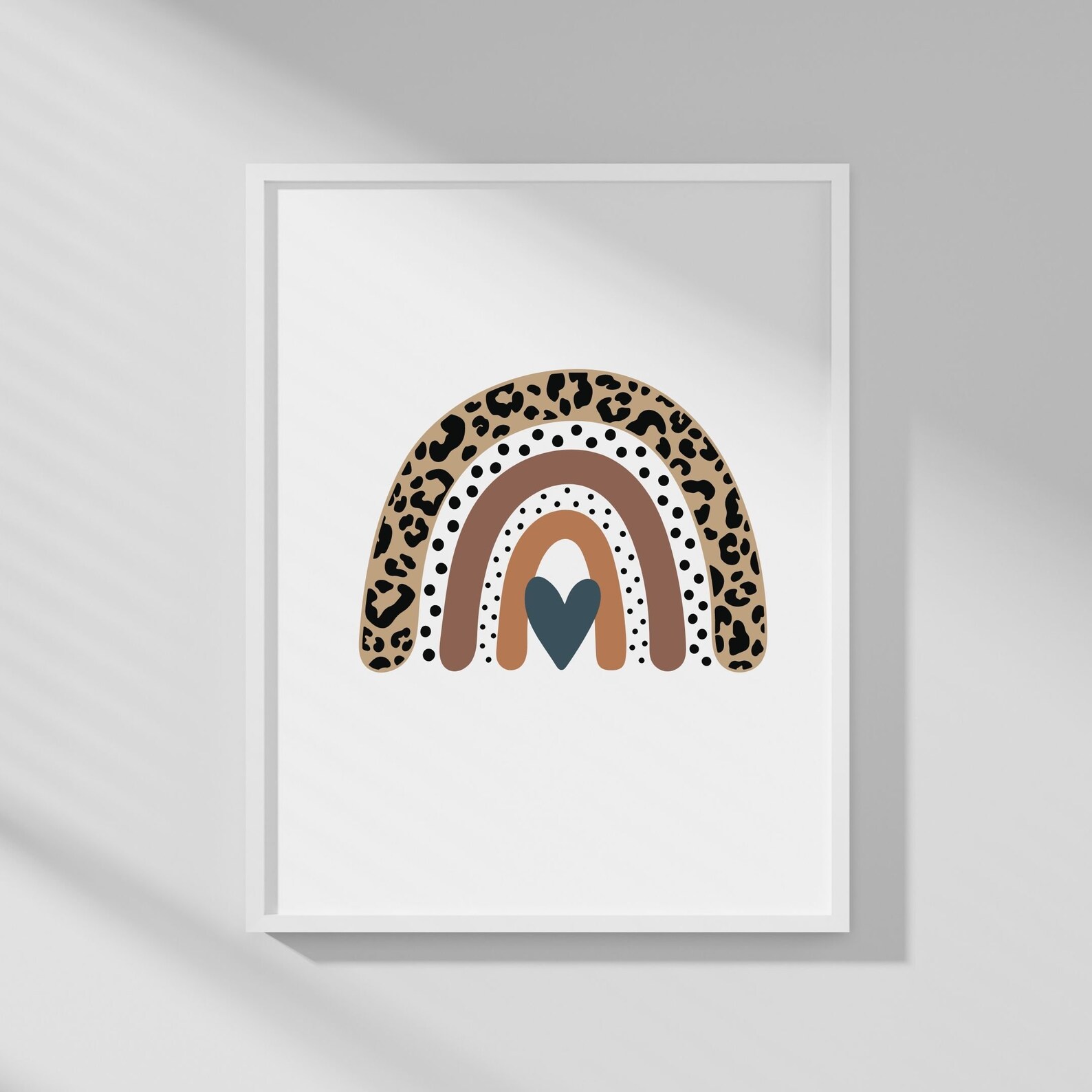 Boho Rainbow SVG Leopard Rainbow SVG Rainbow Cut File - Etsy