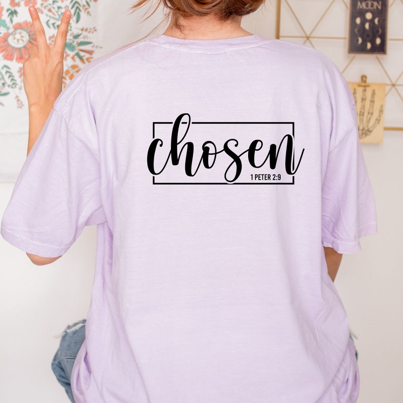 Chosen SVG PNG, Bible Verse Peter Christian Svg, Easter Svg, Worthy Svg ...