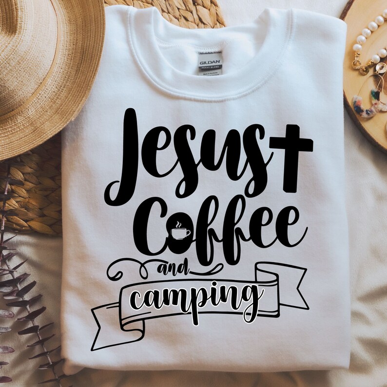 Jesus Coffee Camping Svg, Jesus Coffee Quote Png, Christian Png, God ...