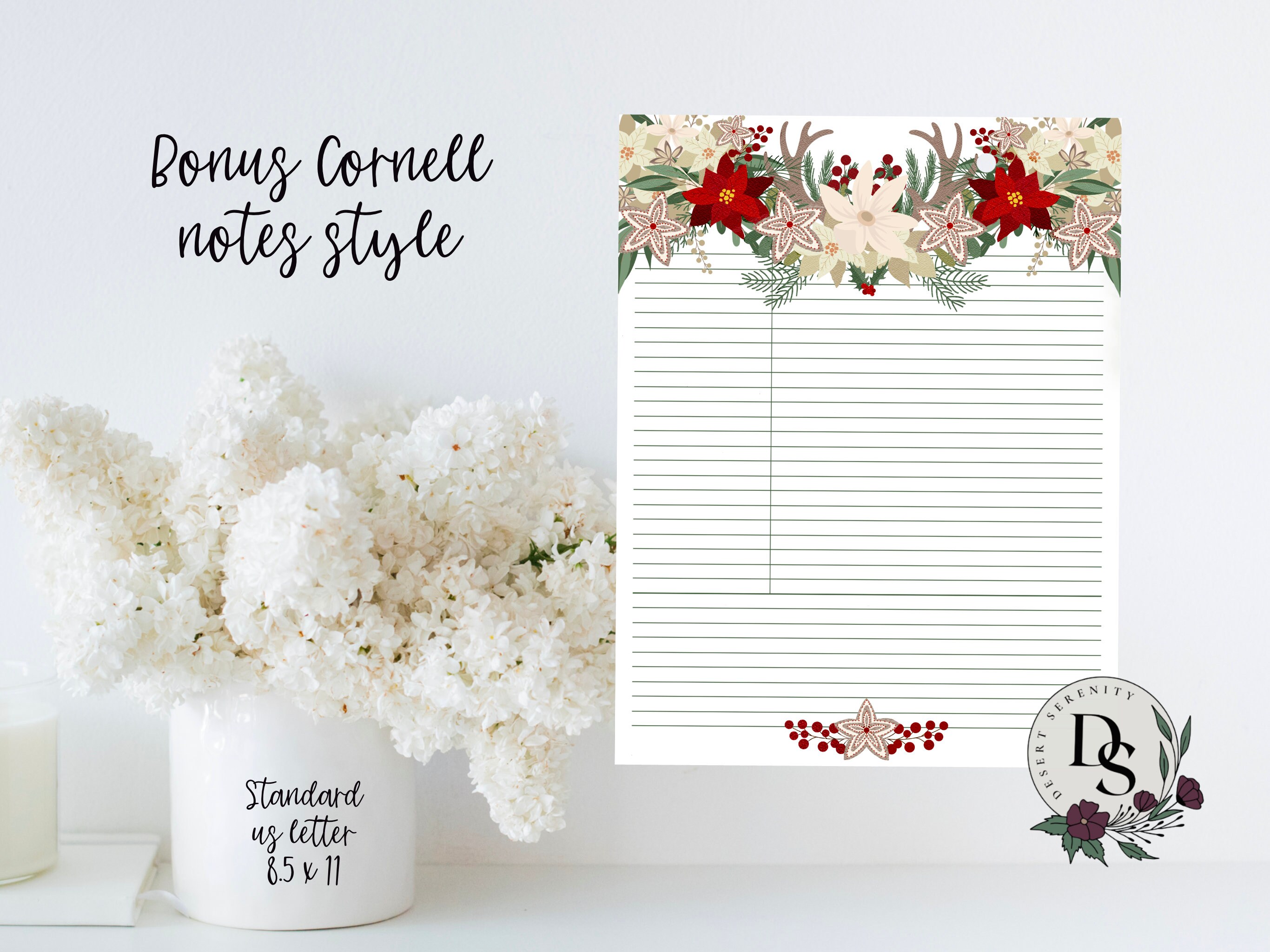 Winter Letter Writing Set Letter Writing Paper Bonus Cornell - Etsy