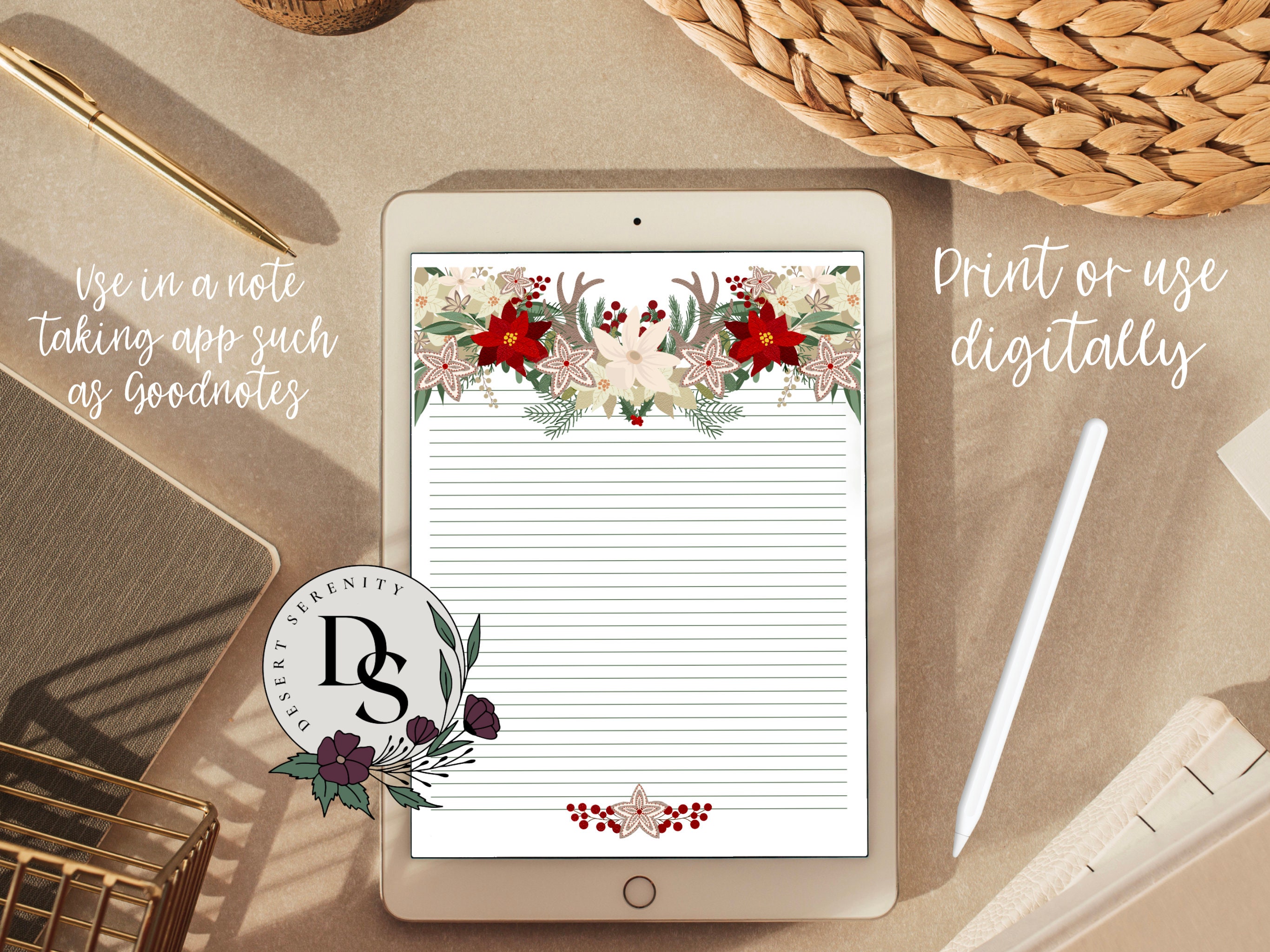 Winter Letter Writing Set Letter Writing Paper Bonus Cornell - Etsy