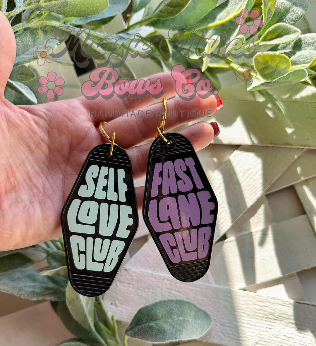 Motel Keychain, Hotel Keychain, Vintage Keychain, Retro Keychain, Self ...