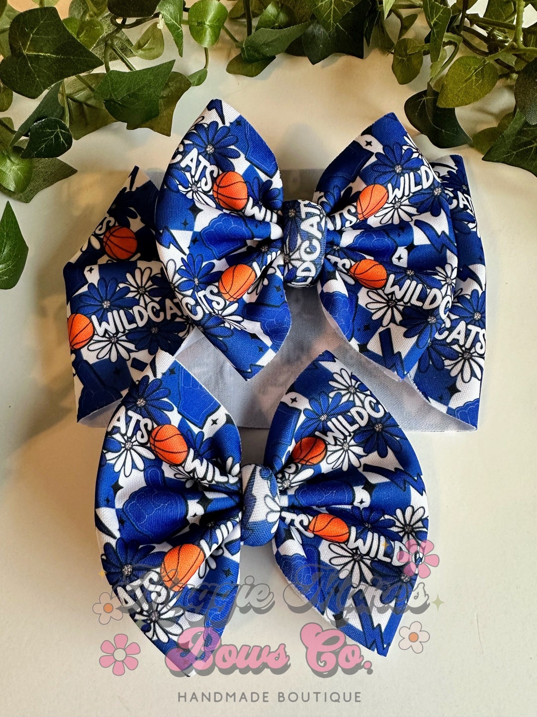 Basketball Headwrap Bow, Basketball Bows, College Basketball Headwrap ...
