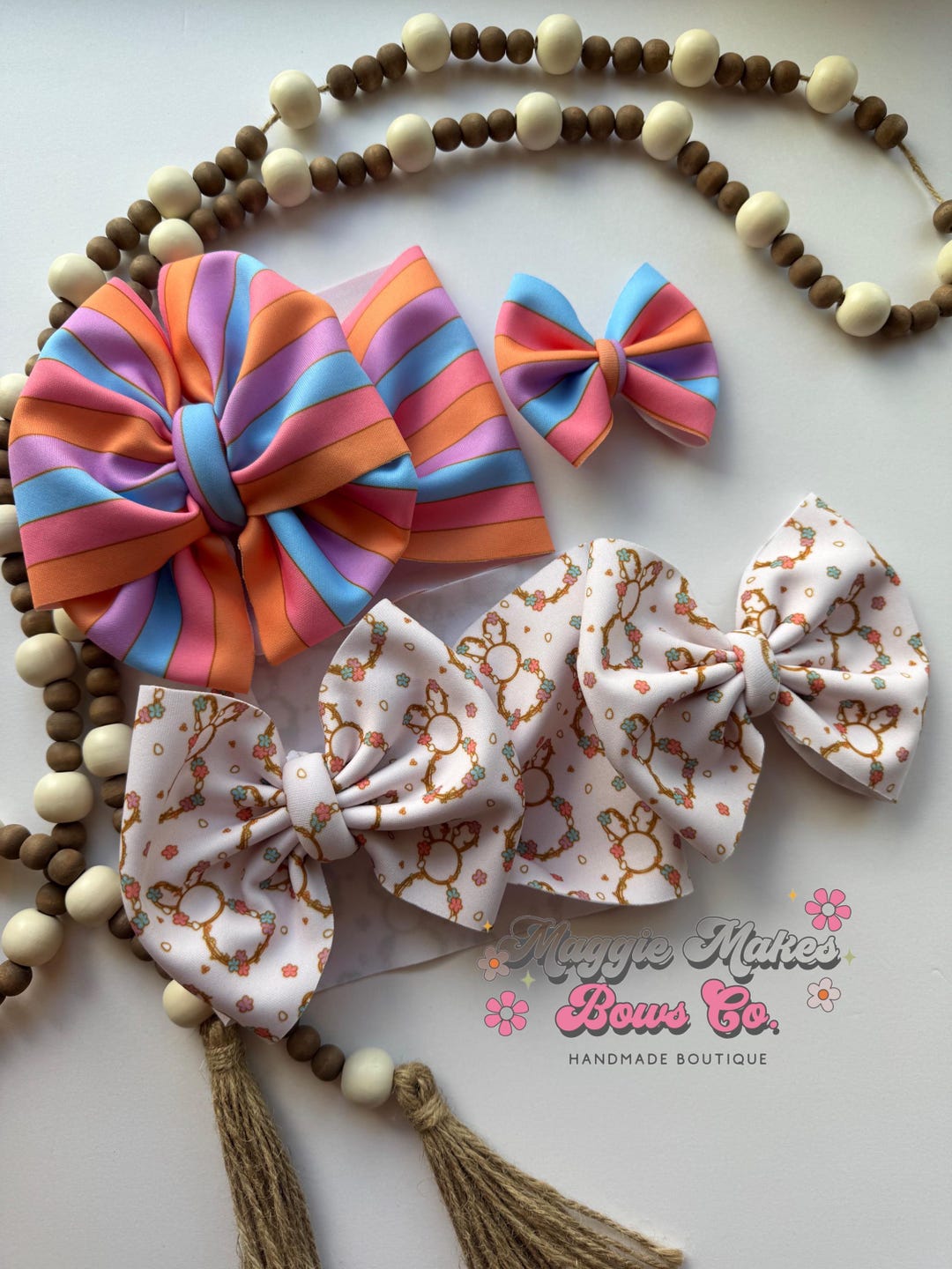 Easter Bows, Easter Headwrap Bows, Easter Bunny Bow, Bunny Ears Bow ...