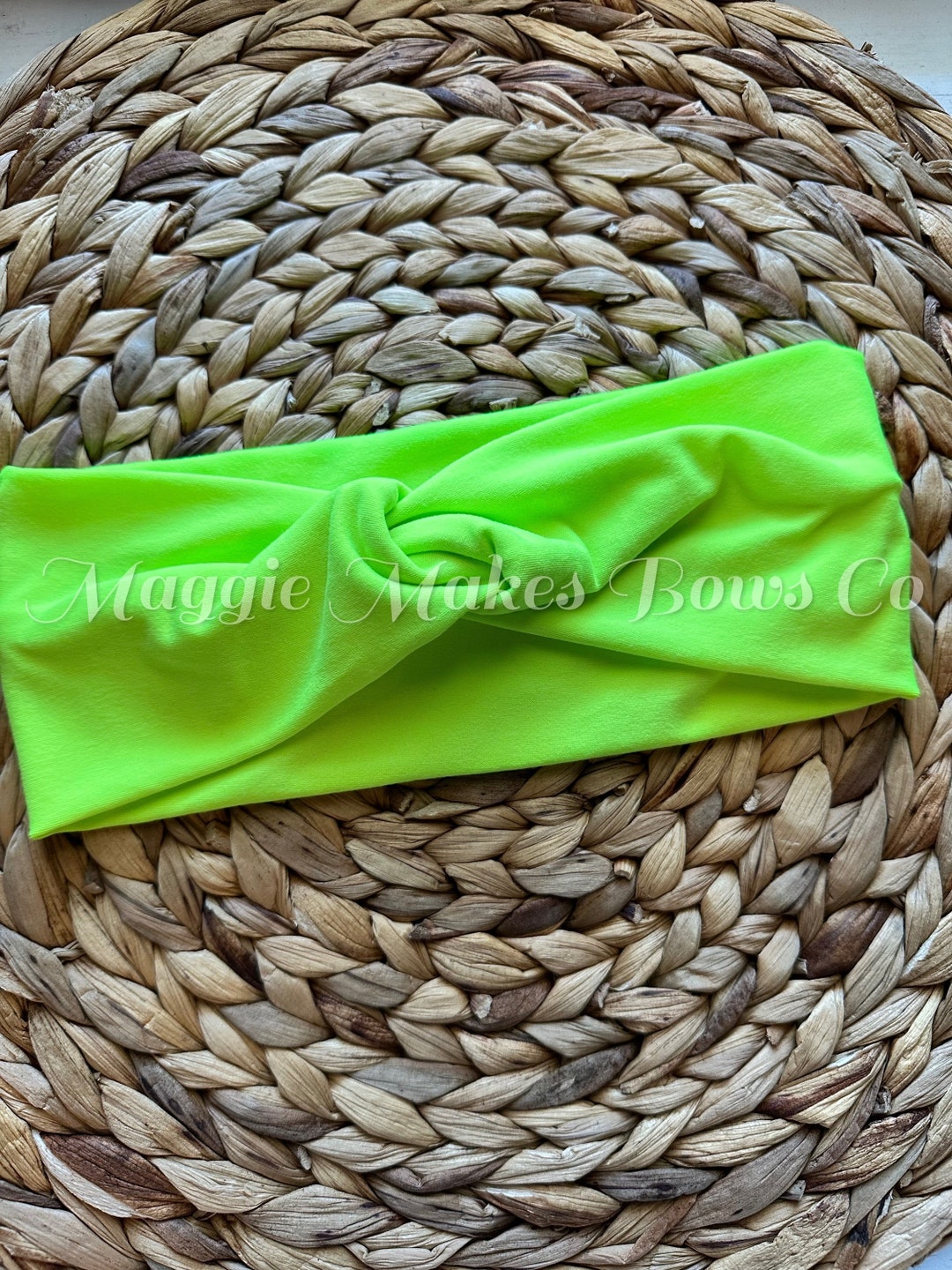 Neon Twist Headbands, Neon Green Twist Headbands, Adult Headbands ...