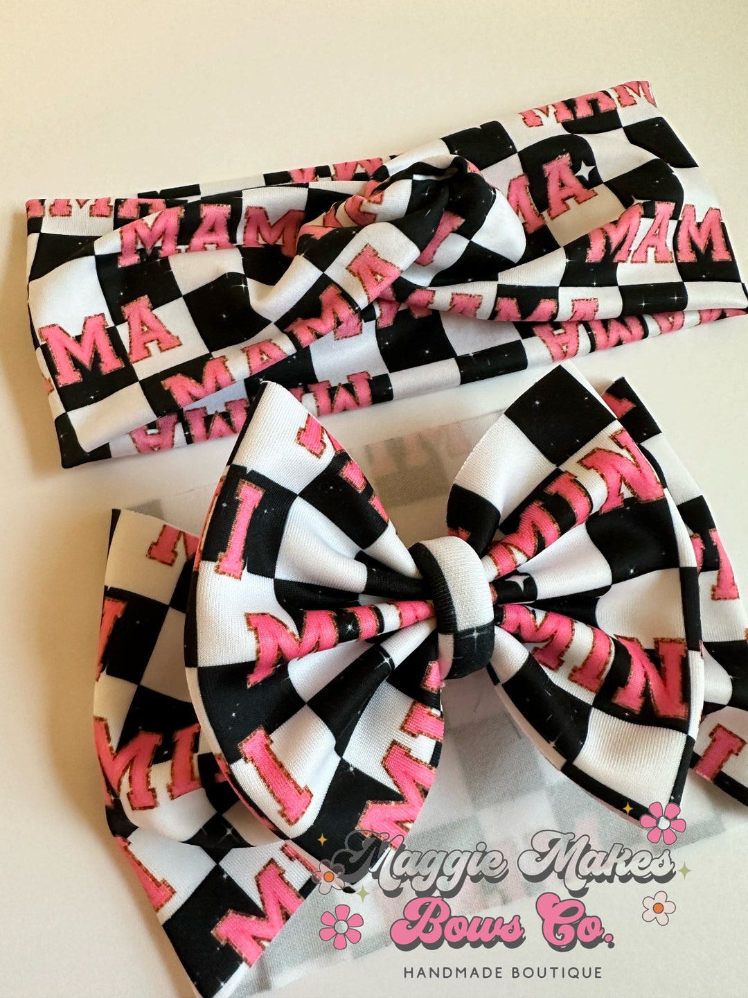 Mama and Mini Headwraps, Mama & Mini Bow Set, Mommy and Me Set, Baby ...