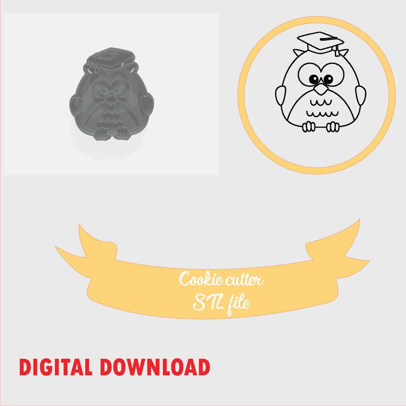 Graduating Owl - Etsy