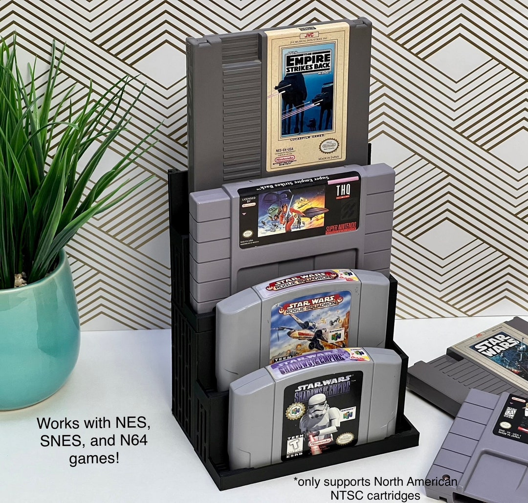 NES SNES N64 Modular Stacking Display for Nintendo NTSC Games - Etsy