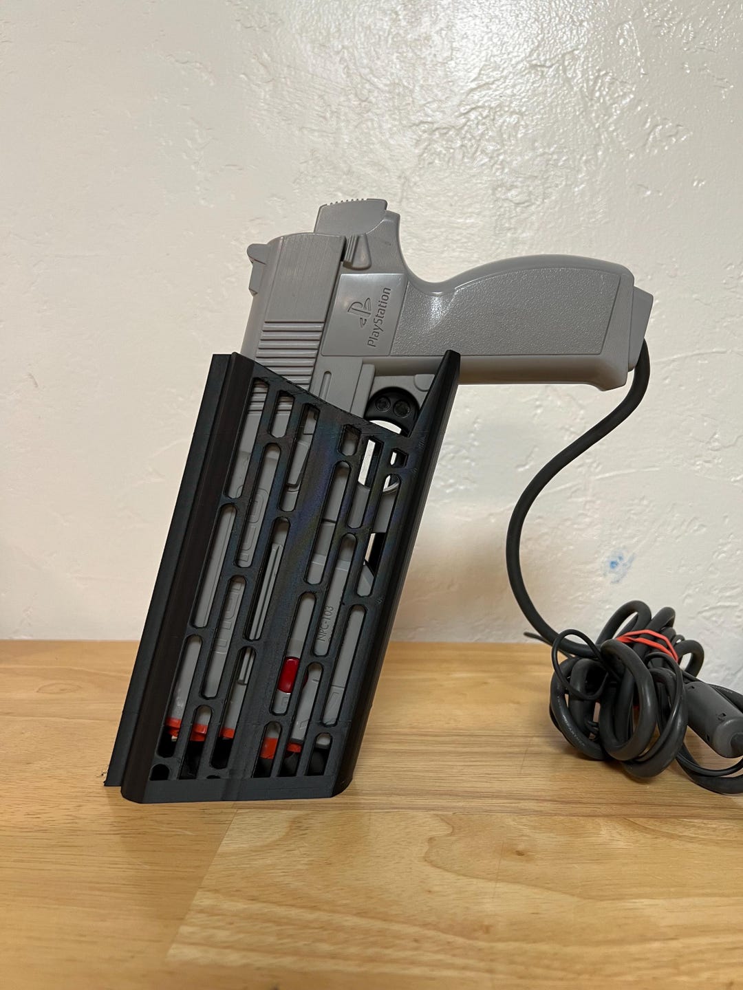 PS1 Guncon Lightgun Holster Tabletop Mount (also Works With Aimtrak ...