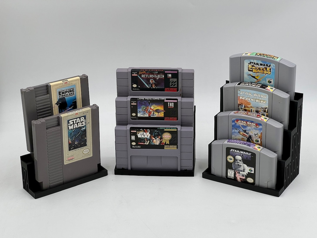 NES SNES N64 Nintendo NTSC Game Cartridge Display Stand - Etsy