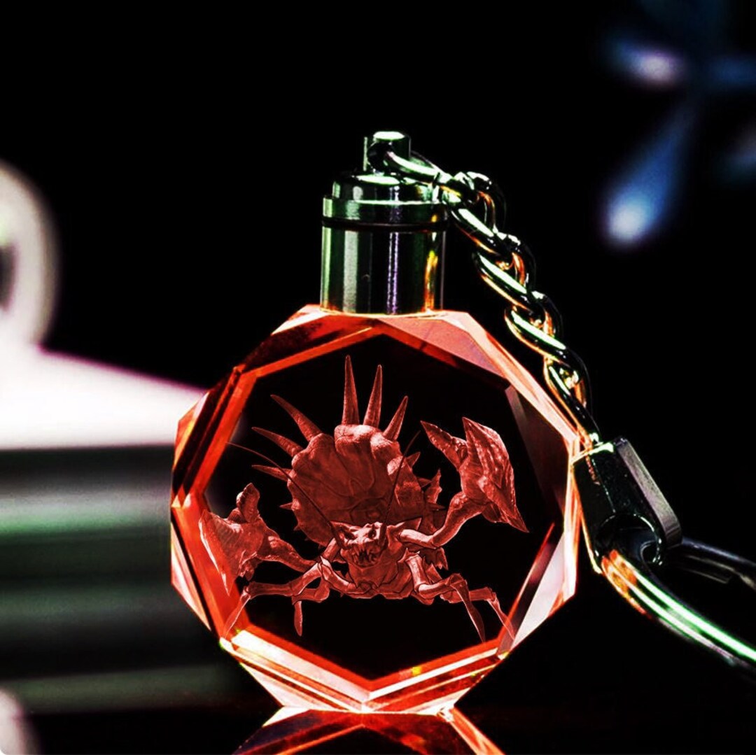 Daimyo Hermitaur Color Changing LED Premium Crystal Laser Engraved 2D ...