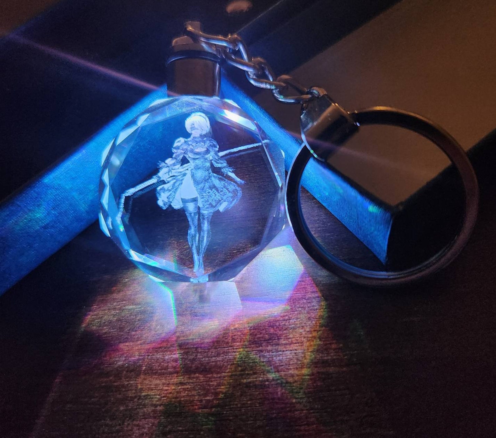 Nier Automata 2B Color Changing LED Premium Crystal Laser - Etsy