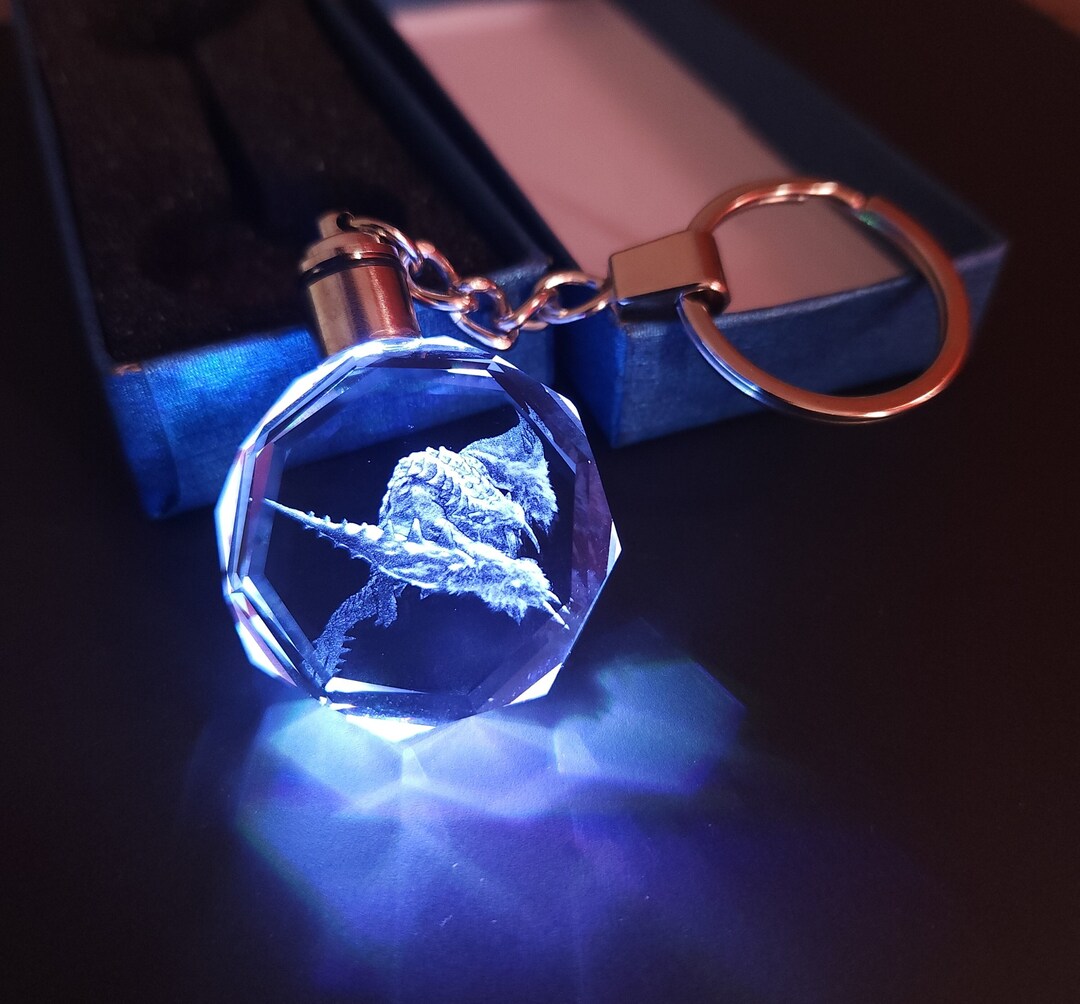 Frostfang Barioth Color Changing LED Premium Crystal Laser Engraved 2D ...