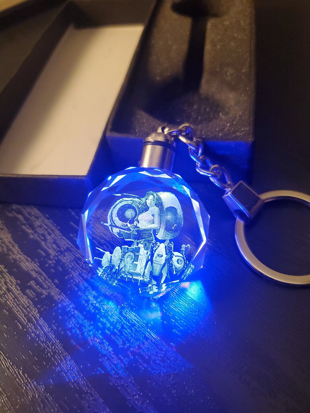 Portal 2 Color Changing LED Premium Crystal Laser Engraved 2D Picture ...