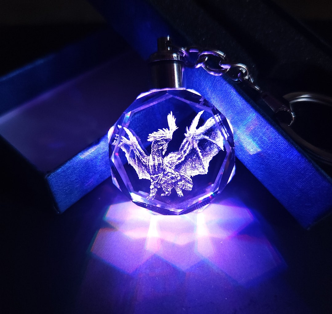 Disufiroa Color Changing LED Premium Crystal Laser Engraved 2D Picture ...