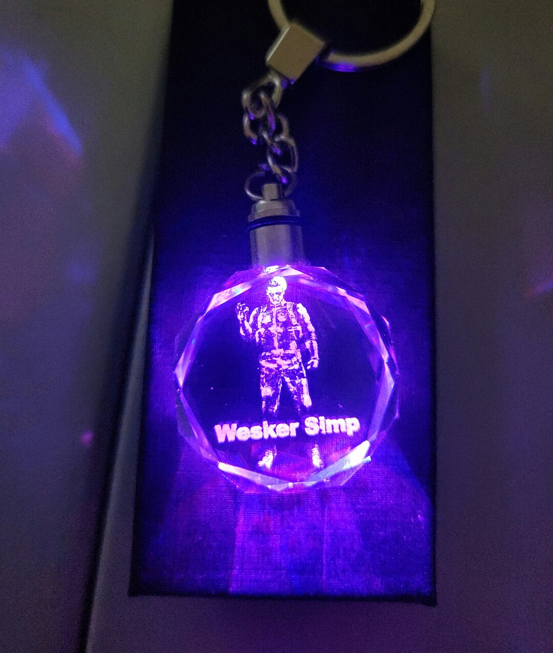 Resident Evil Wesker Simp Color Changing LED Premium Crystal Laser ...