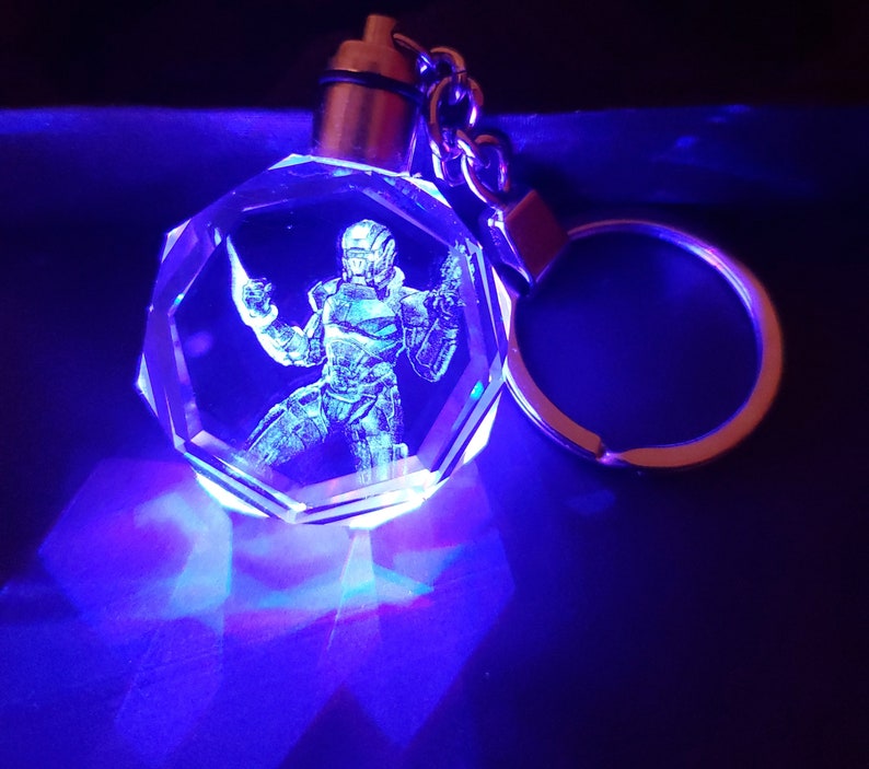 Mass Effect Commander Shepard Color Changing LED Premium - Etsy