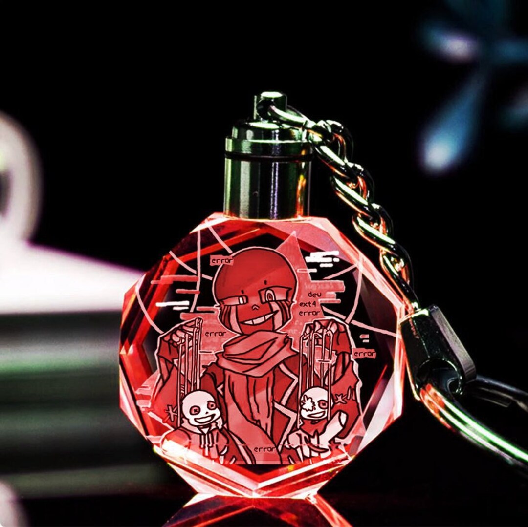 Undertale Error Sans Color Changing LED Premium Crystal Laser - Etsy
