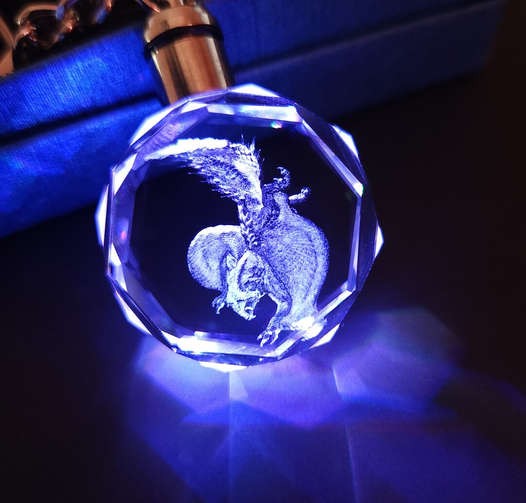 Tobi Kadachi Color Changing LED Premium Crystal Laser Engraved 2D ...