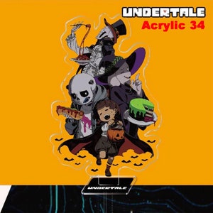 Undertale Seasonal 6.7" Acrylic Plate Stand Decoration Collectible ...