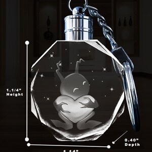 Kingdom Hearts Heartless Color Changing LED Premium Crystal Laser ...