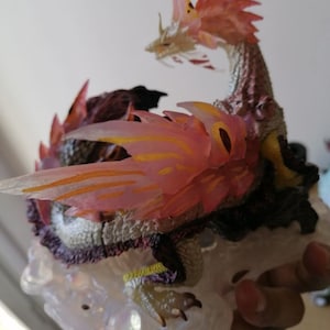 Monster Hunter Mizutsune Figure Pedestal Statue Action Anime Model Toy ...