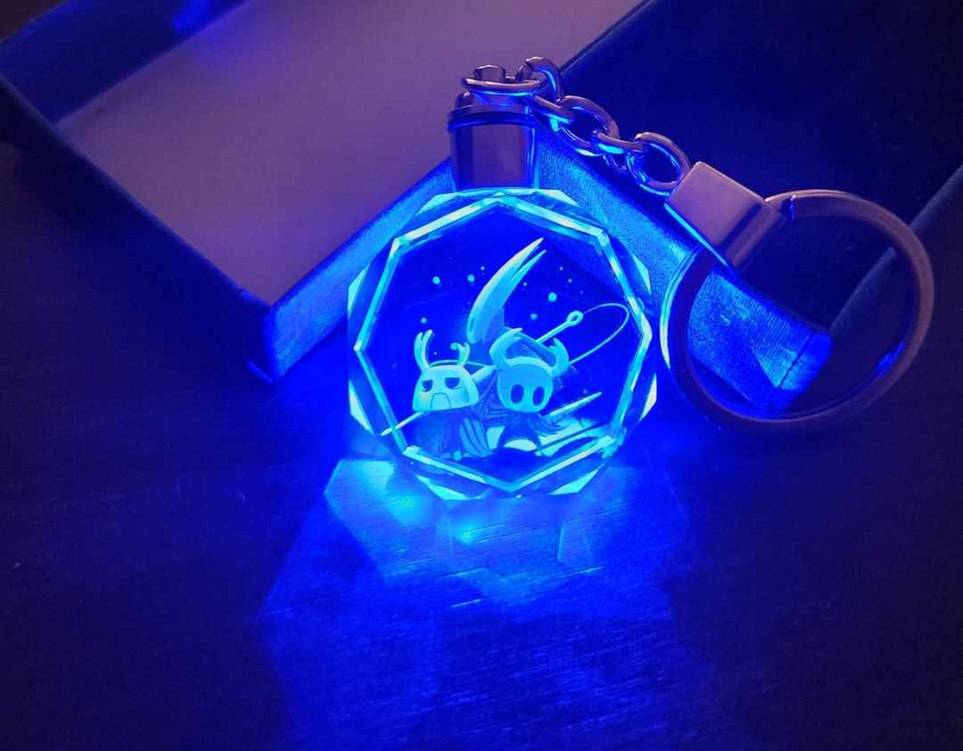 Hollow Knight, Hornet, & Zote Color Changing LED Premium Crystal Laser ...
