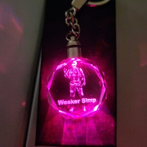 Resident Evil Wesker Simp Color Changing LED Premium Crystal Laser ...