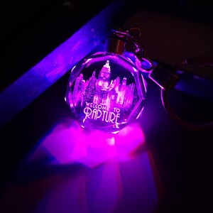 Bioshock Rapture Color Changing LED Premium Crystal Laser Engraved 2D ...