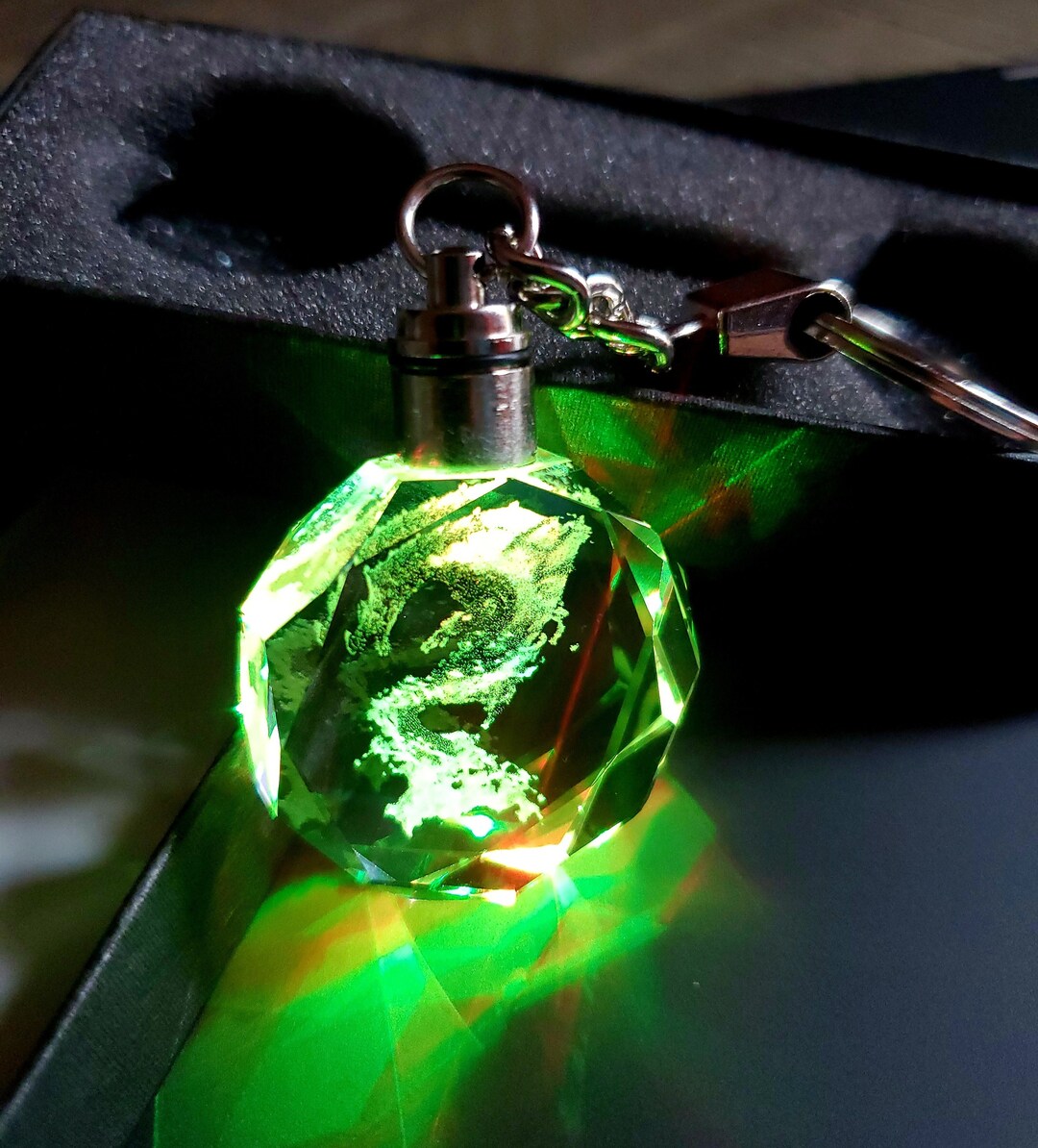 Agnaktor Color Changing LED Premium Crystal Laser Engraved 2D Picture ...