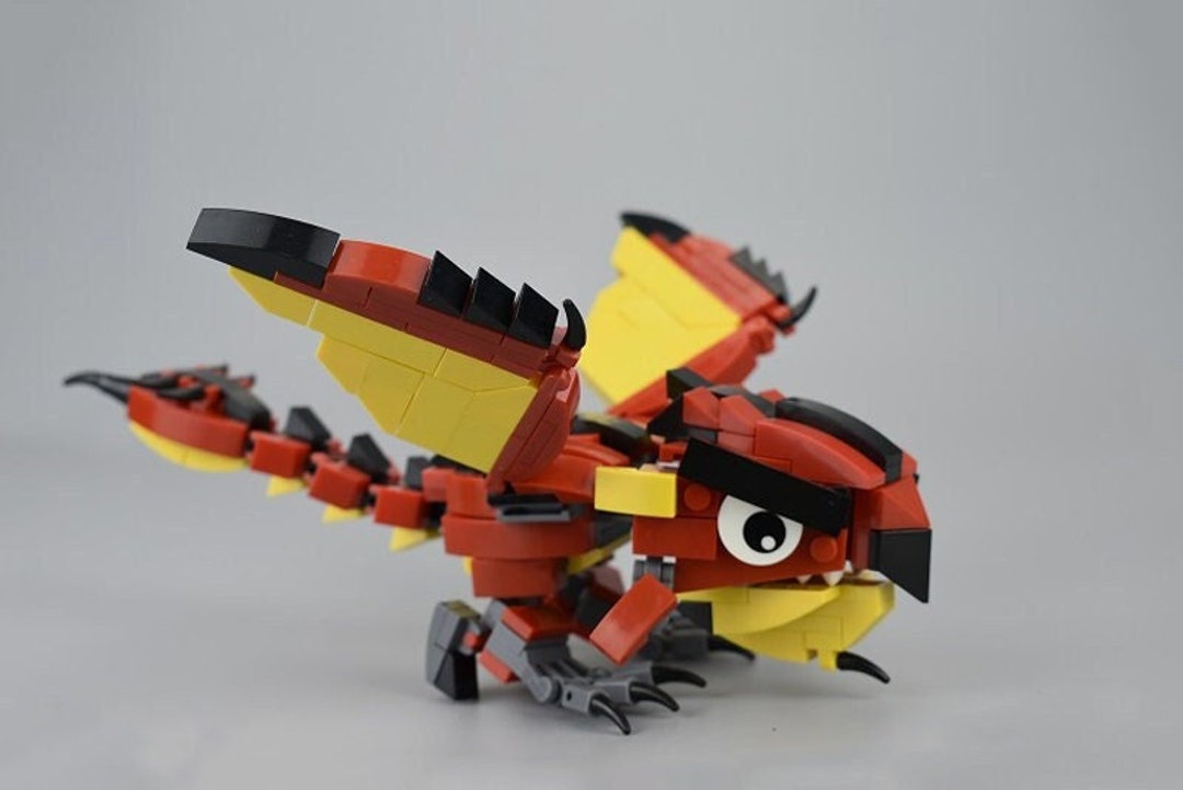 Monster Hunter 7.8" Rathalos Building Block Figure Statue Action Anime ...