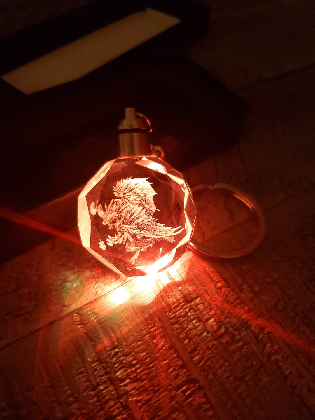 Nergigante Color Changing LED Premium Crystal Laser Engraved 2D Picture ...