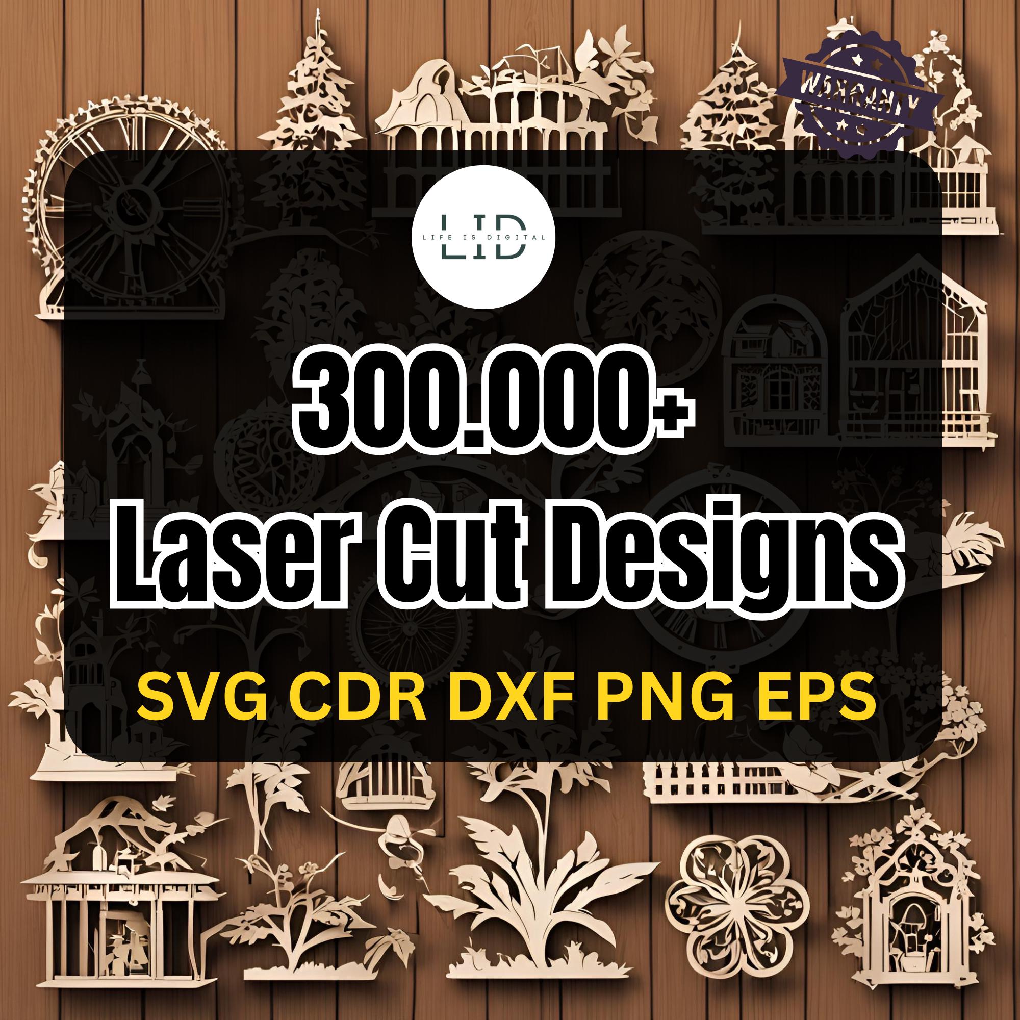 Laser Cut Files Mega Bundle, 300k Files 3D 2D, Laser Cut Designs, CNC ...