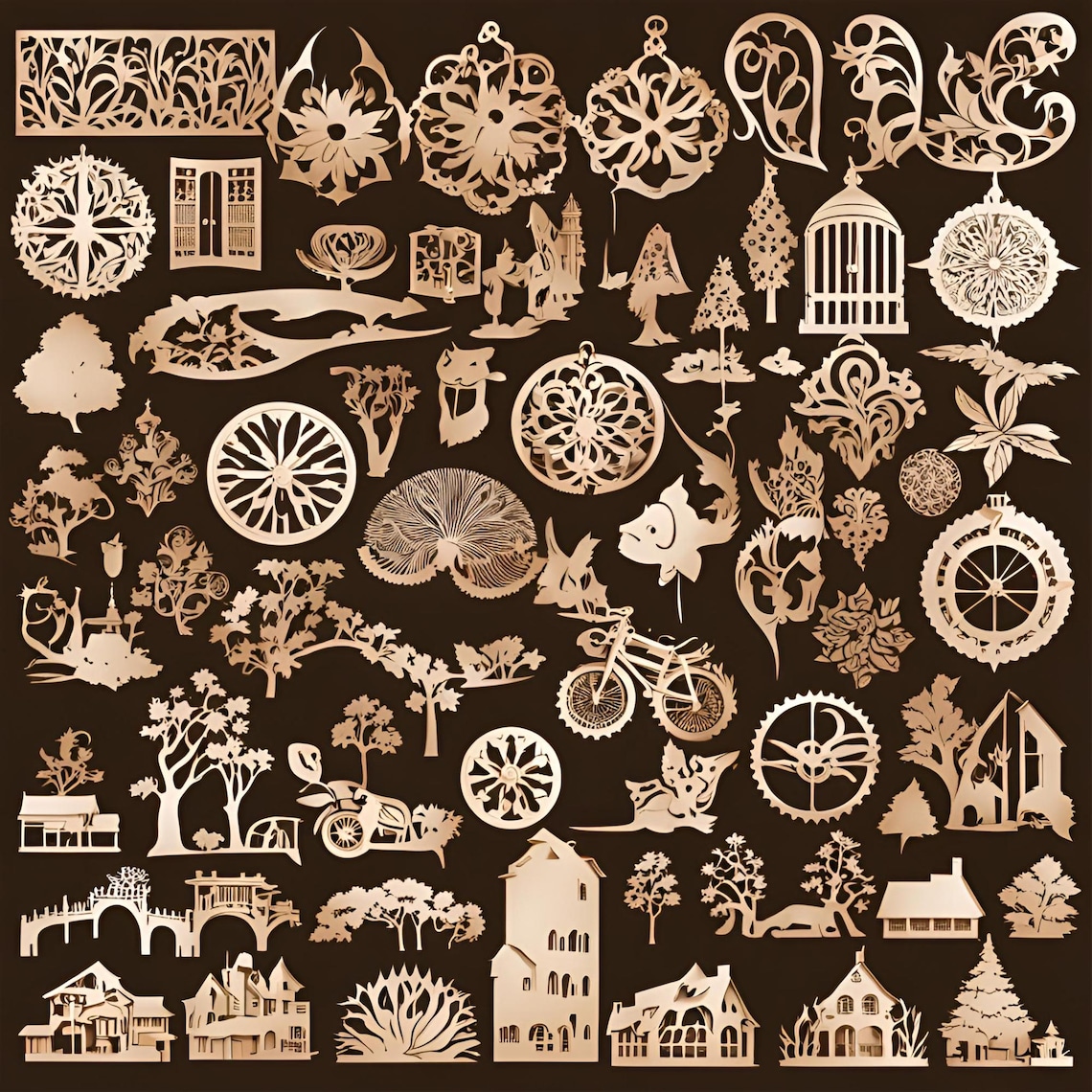 Laser Cut Files Mega Bundle, 300k Files 3D 2D, Laser Cut Designs, CNC ...