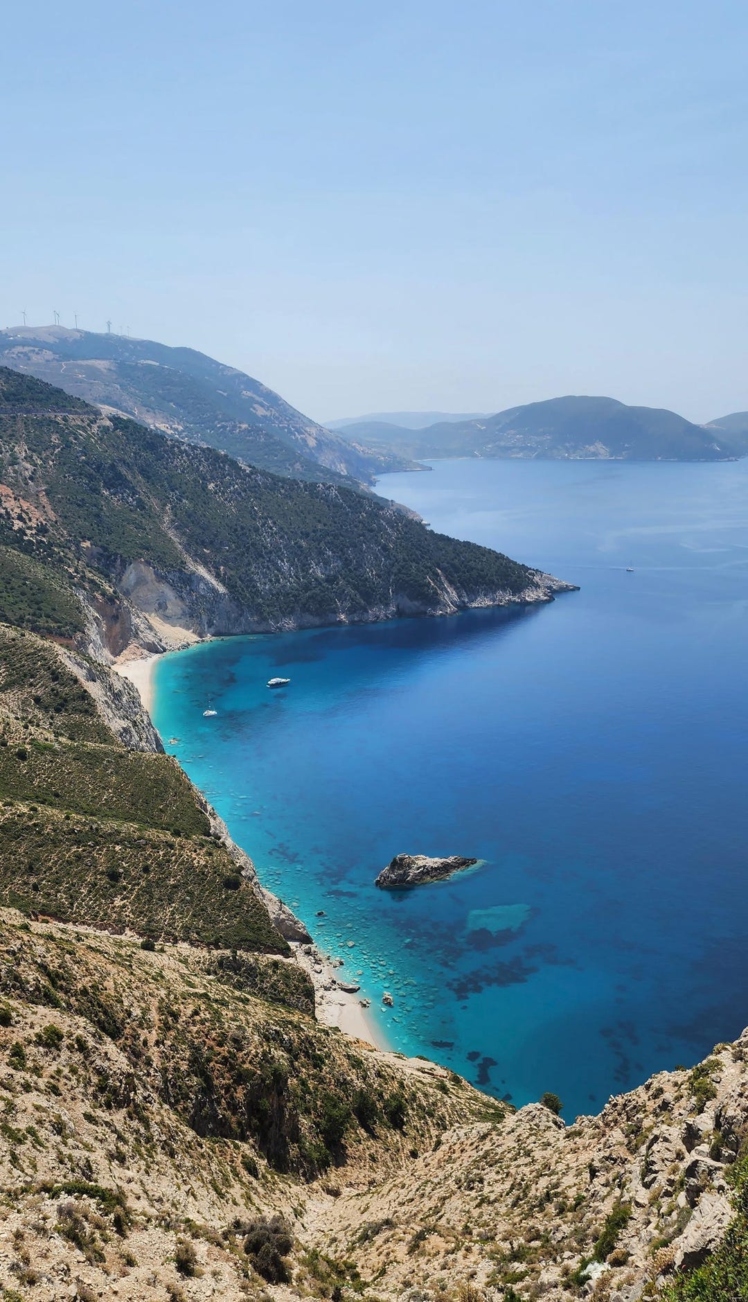Coastal Landscape Photo Print: Ionian Blue Beach Scene - Etsy
