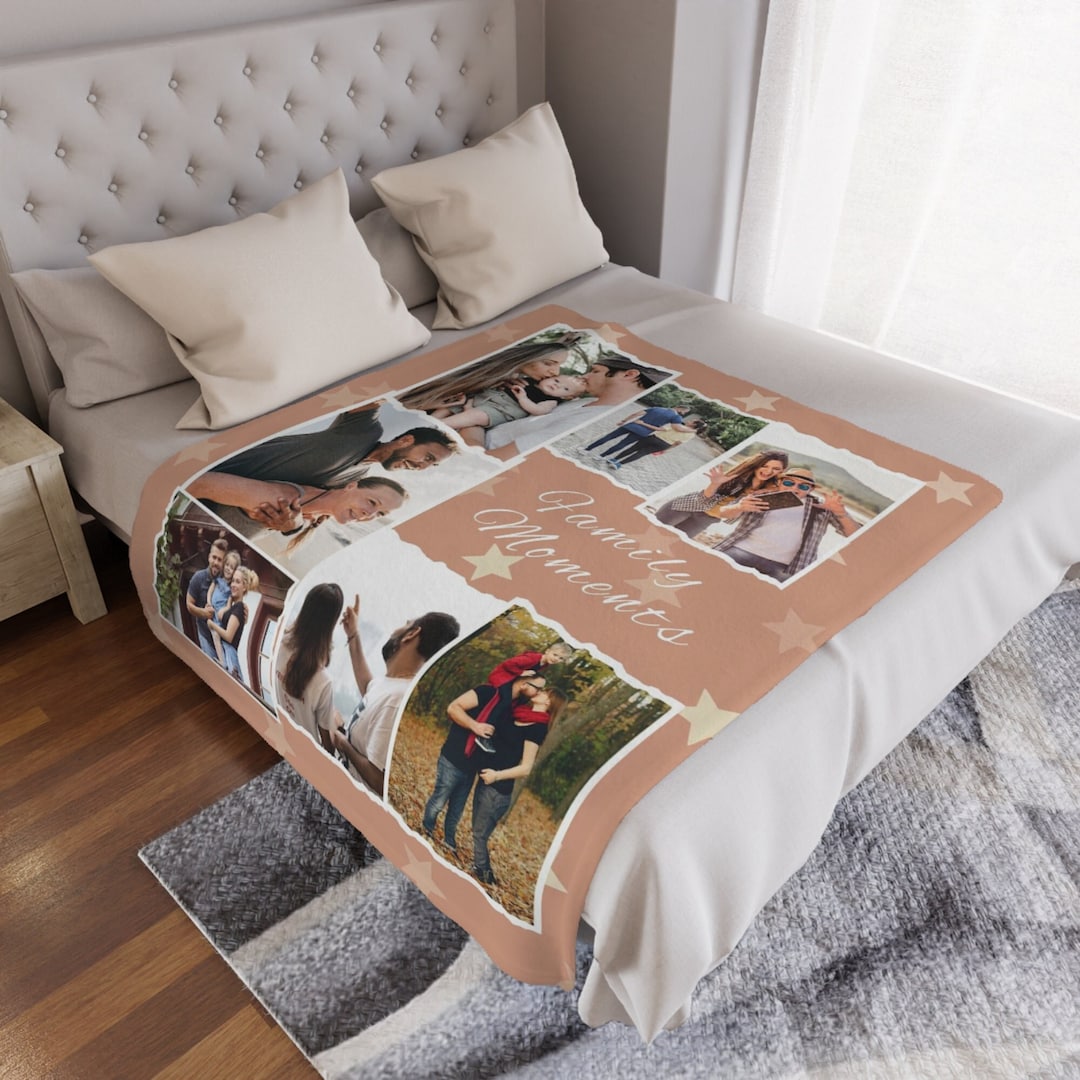 Custom Photo Blanket: Personalized Family Memory Gift - Etsy